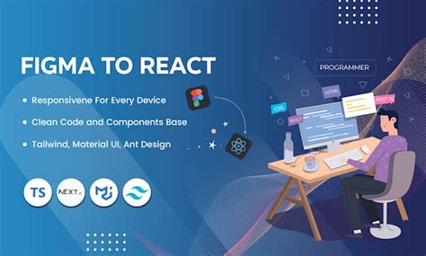 Convert Figma To React Or Next Js Using Material Ui And Tailwind Css By Uzair Muaz Fiverr