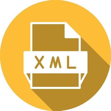 Xml File Format Icon Vector Art At Vecteezy