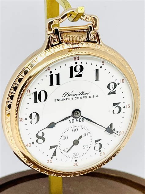 Rare Engineer Corps Usa Dial 1921 Hamilton 16s 21j Grade 992 Boc Pocket