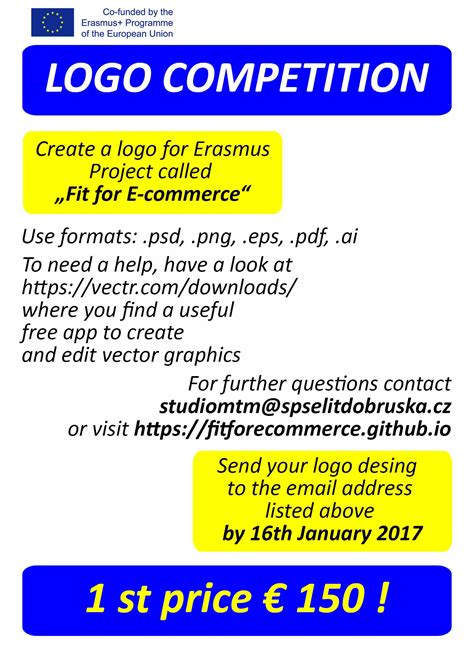 Logo Competition Announced Fit For E Commerce