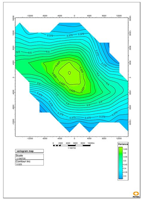 Variogram Map Direction Of Elongation Shows Direction Of