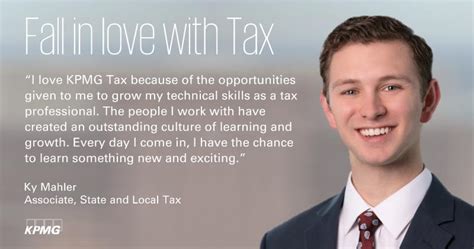 Kpmg Us On Linkedin Kpmgtax Lovemyjob