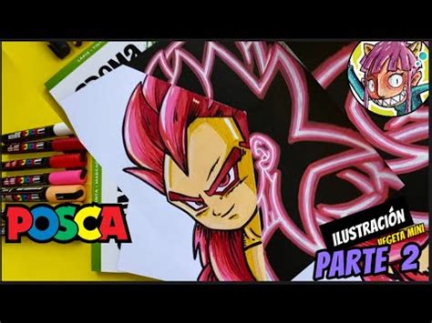 Como Pintar Neon Dragon Ball Daima Mini Vegeta Ssj4 Mini Goku Ssj4