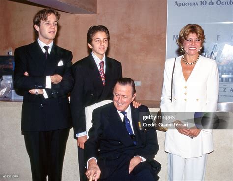 The Swiss Industrial Magnate Baron Hans Heinrich Thyssen Bornemisza