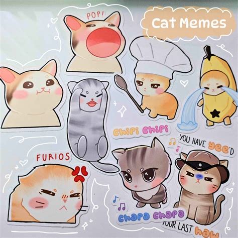 Tik Tok Meme Stickers Etsy