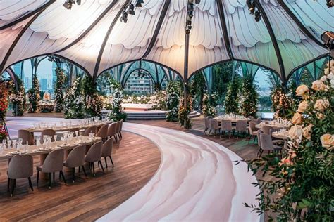 Assemblage Outdoor Wedding Decorations Rooftop Wedding Venue