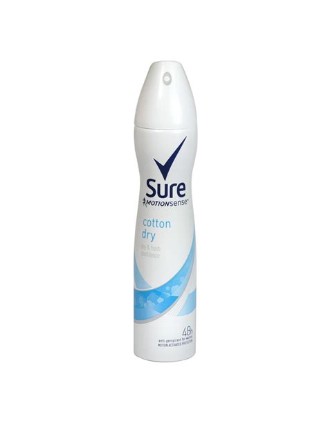 Sure Deodorant Spray Women Cotton 250ml Makkos Gh