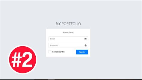 make a dynamic portfolio website with admin panel using php mysql part 2 in हिंदी youtube