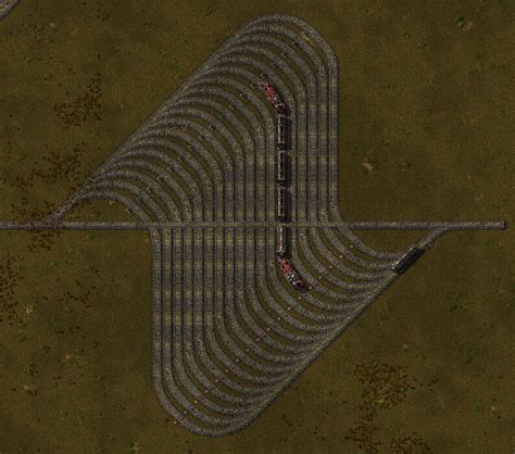 Compact Expandable Train Waiting Area Factorio Forums