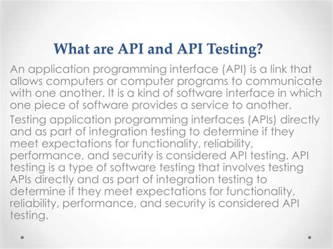 Ppt Accelerating Software Product Development With Api Testing