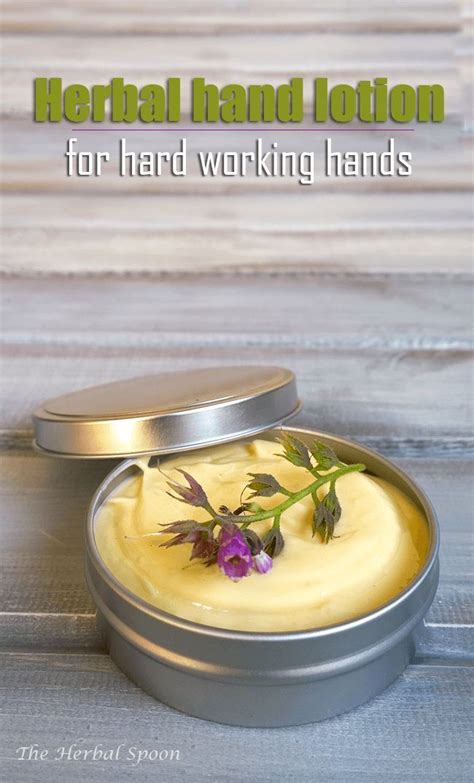 Herb Infused Hand Lotion For Hard Working Hands Perfect For Gardening