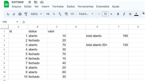 Como Fazer Somase SUMIF E SUMIFS No Google Planilhas Aylton Inacio