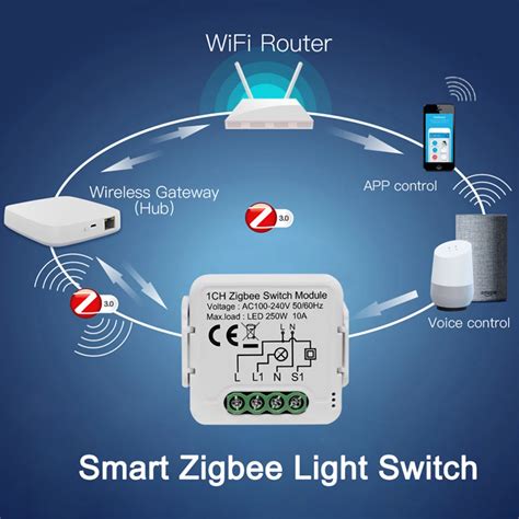 Switch Zigbee 1ch 5 Pcs Module De Commutation Tuya Smart Zigbee 3 0