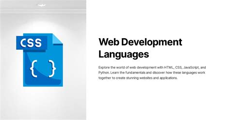 Web Development Languages