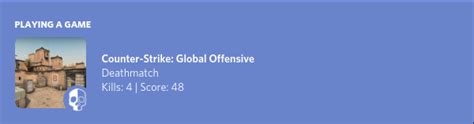 github borisgrigorov csgo discord rich presence show current game