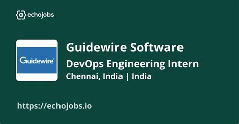 Guidewire Software Is Hiring Devops Engineering Intern Chennai India India R Aws Terraform