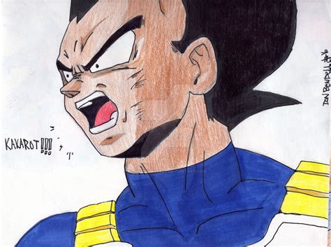 Vegeta Screaming At Goku By Bounteousdeezy On Deviantart