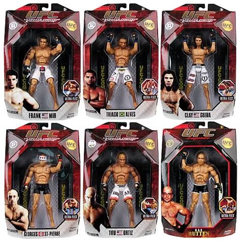 UFC Deluxe Action Figures Wave 6 Case - Jakks Pacific - Sports: MMA ...