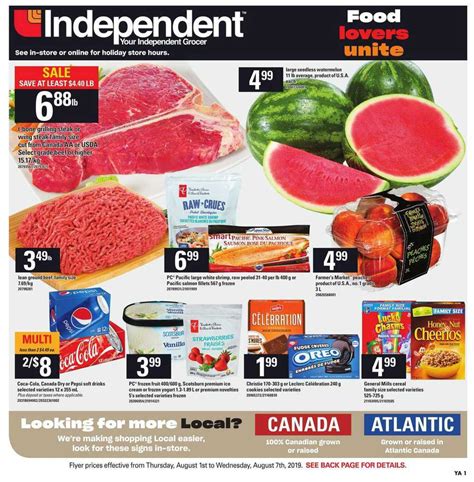 Independent Grocer Canada Flyers
