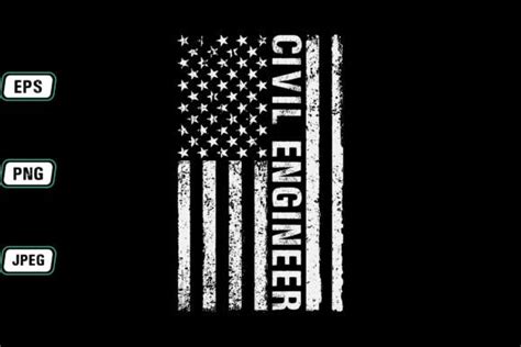 Civil Engineer Flag Design Graphic By Crafts Station · Creative Fabrica