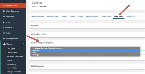 Connecting Docusign With Lead Docket Lead Docket
