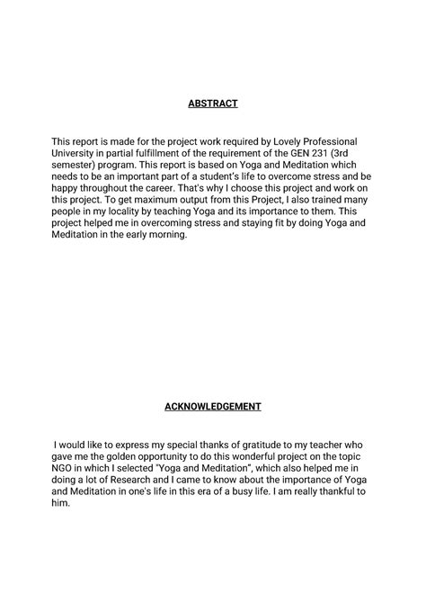 abstract assignment abstract this report is made for the project
