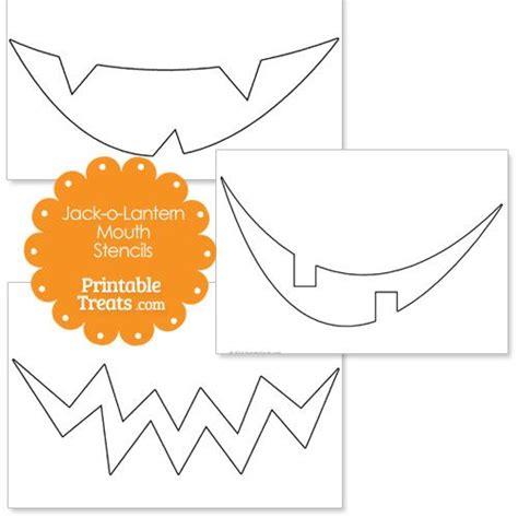 Printable Jack O Lantern Mouth Jack O Lantern Jack O Printables