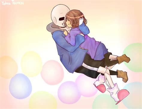 Sans X Frisk By Saikotsuneki On Deviantart