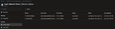 Get Local Admins And Last Reboot Time On Macos Devices Using Custom