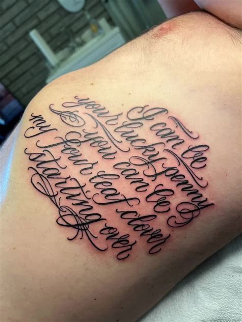 Cursive Fonts Tattoos Gratitude” Tattoo Fonts In Use