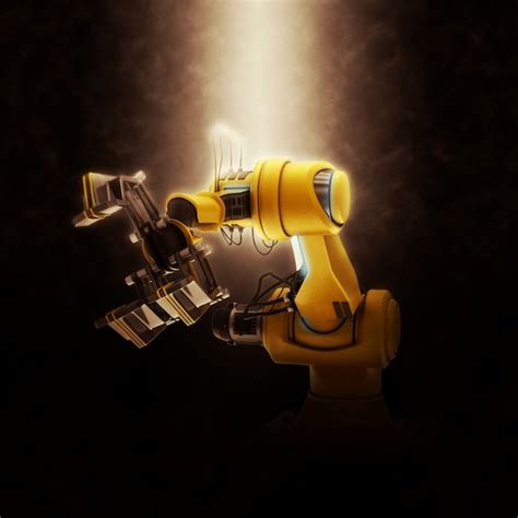 Robot Assembly Line Free Photo