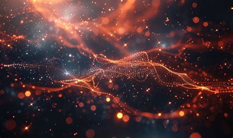 Abstract Network Connectivity Background Generate Ai Stock