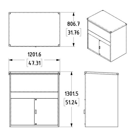 Pbxl The Extra Large Secure Parcel Box Penn Parcel Box