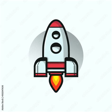 Cartoon Rocket Design Rocket Logo Design Logo Design Template Stock