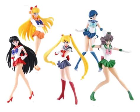 Figuras Sailor Moon Set 5 Cuotas Sin Interés