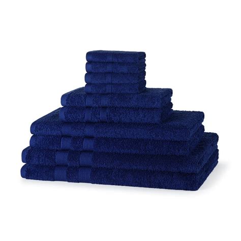 10 Piece 500gsm Towel Bale Sets 4 Face Cloths 2 Hand Towels 2 Bath