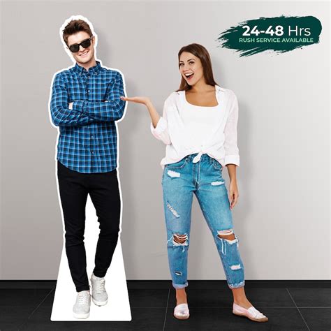 Cardboard People Cutouts Etsy