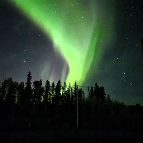 Aurora Borealis In Northern Ish Alberta Approximately A Month Apart Rcanada