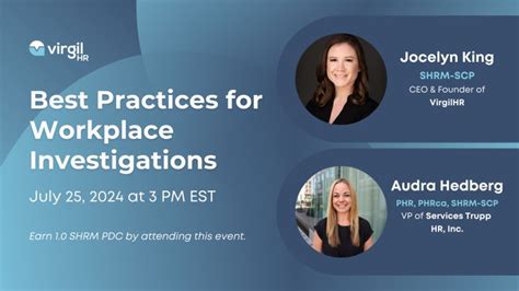 Virgilhr On Linkedin Best Practices For Workplace Investigations Virgilhr