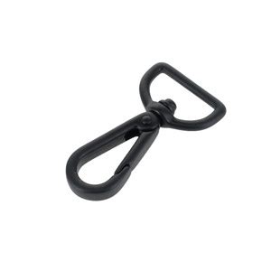 220 Pvd Black Matte Mini Swivel Lever Snap Solid Brass Ll