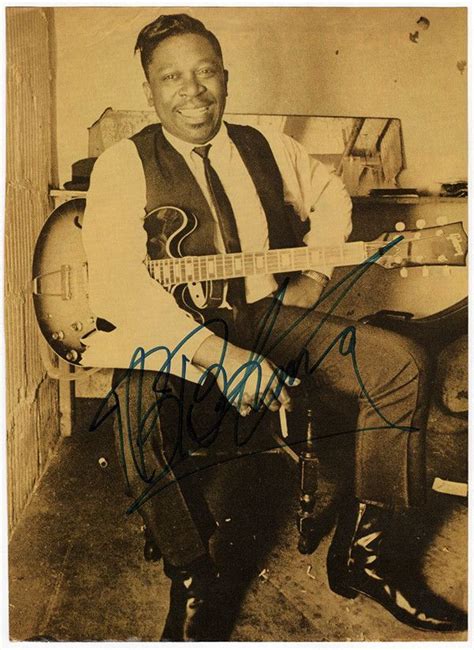 Bb King Riley King Autograph Signed Photograph Blues Musicians Blues