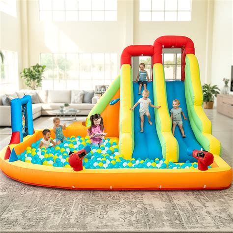 Relunch 14 5ft Inflatable Bounce House With Slide Ball Pool