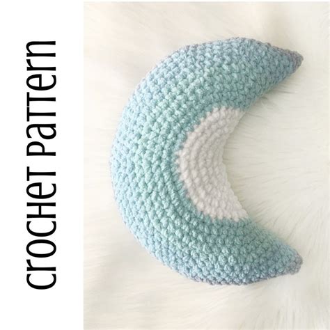Crescent Moon Crochet Pattern Pdf Crochet Pattern Crochet Etsy