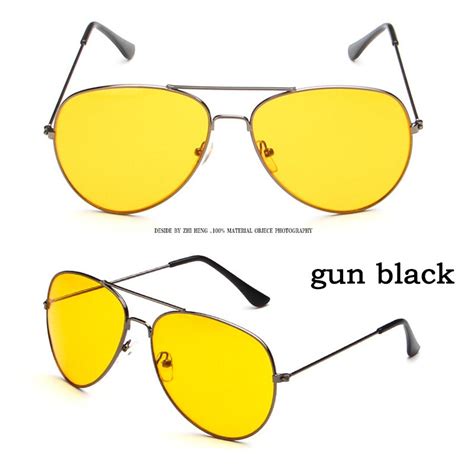 Hd Unisex Mirror Sunglasses Pilot Sunglasses Yello Vicedeal