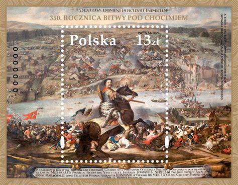 350 Rocznica Bitwy Pod Chocimiem Katalog Znaków Pocztowych