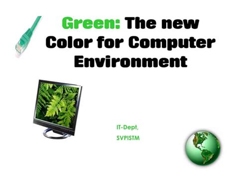 Green Computing Dev And Best Green Office Practices Ppt