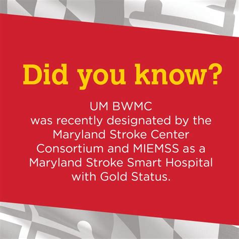 Did You Know That Um Bwmc Has A Long History Of Excellence In Stroke Care University Of