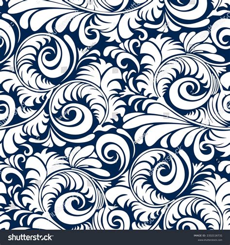 Background Pattern Seamless Texture Illustration Leaf Stock Vector Royalty Free 2332116731