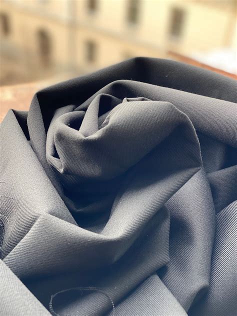 Vintage Wool Fabric Black Vintage Fabric Wool Fabric Etsy