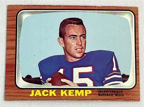 Lot 1966 Topps 28 Jack Kemp Buffalo Bills Football Card